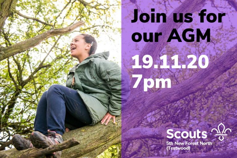 You're invited to our AGM - 5th Testwood Scouts