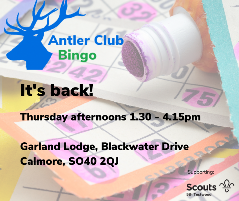 Bingo is back! - 5th Testwood Scouts